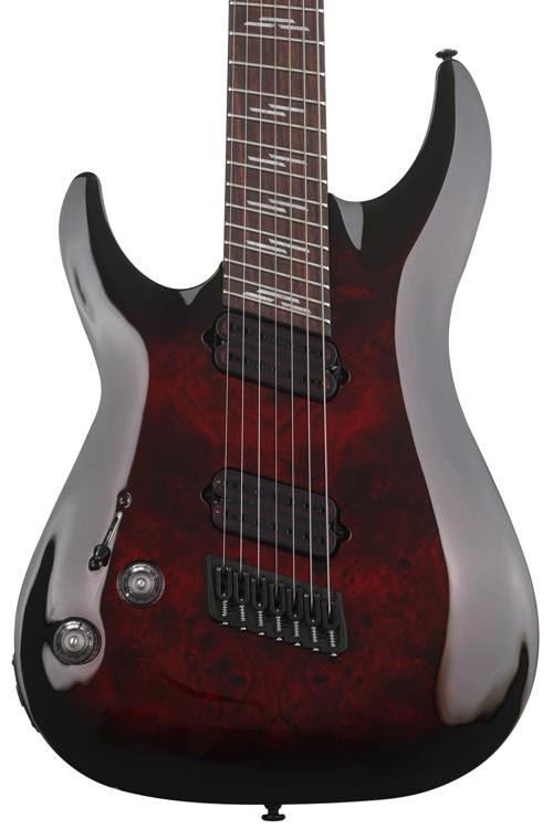 Schecter Omen Elite-7 Multiscale Left-handed 7-string Electric Guitar ...
