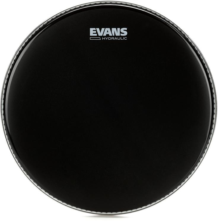 Evans Hydraulic Black Coated Snare Head - 14" | Sweetwater