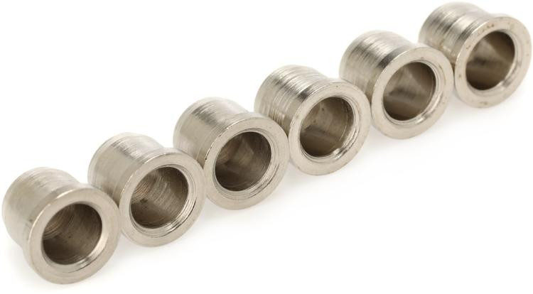 Fender Modern Style Telecaster String Ferrules - Chrome | Sweetwater