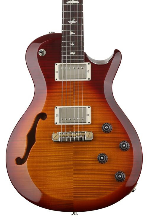 PRS S2 Singlecut Semi-Hollow - Dark Cherry Sunburst | Sweetwater