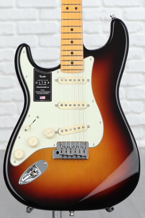 Fender American Ultra Stratocaster Left-handed - Ultraburst with Maple ...