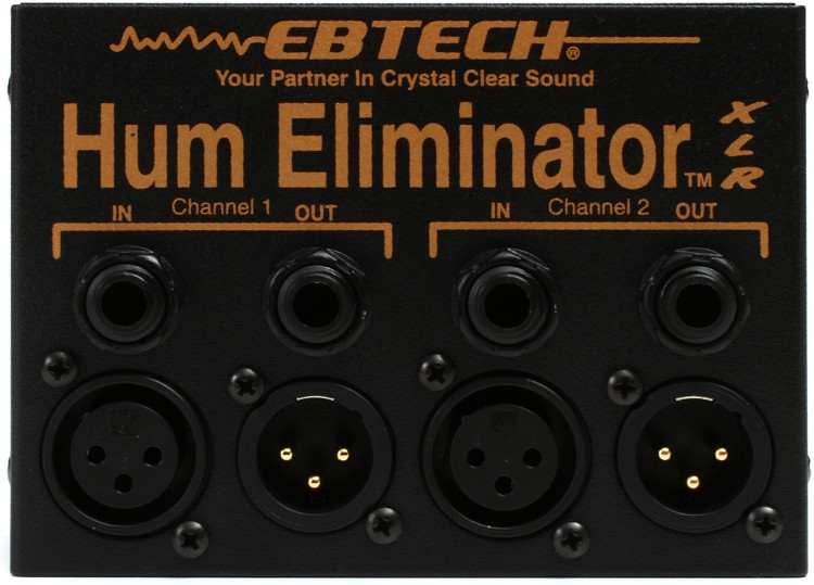 Ebtech HE-2 XLR 2-channel Stereo Hum Eliminator with XLR | Sweetwater
