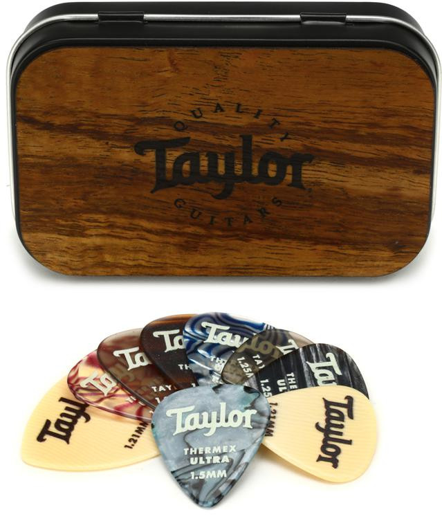 Taylor DarkTone Series Pick Tin - Koa Collector's Edition | Sweetwater