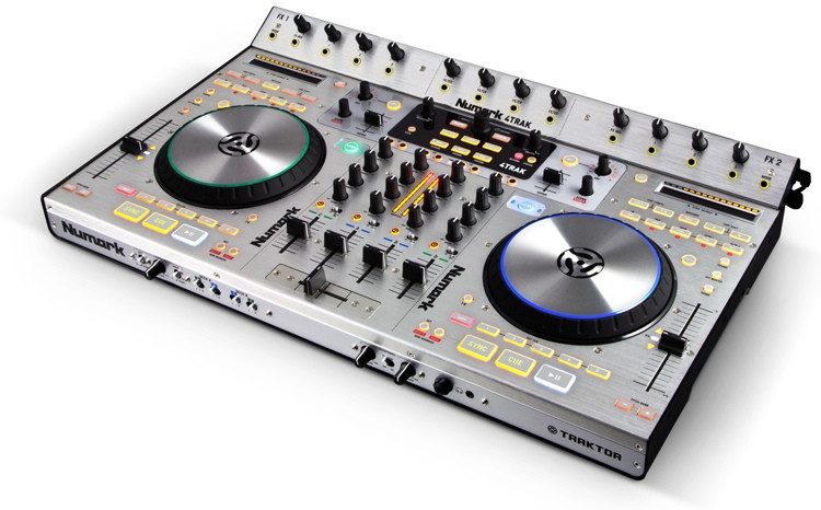 Numark 4TRAK 4-channel DJ Controller and Mixer | Sweetwater