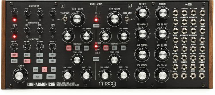 Moog Subharmonicon Semi-Modular Polyrhythmic Analog Synthesizer | Sweetwater