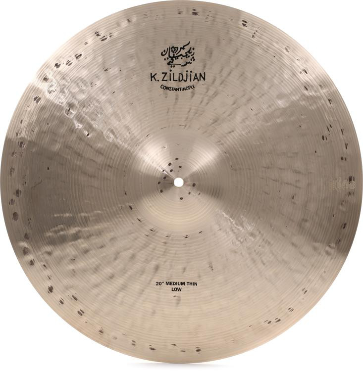 Zildjian 20 inch K Constantinople Medium Thin Ride Cymbal - Low Pitch | Sweetwater