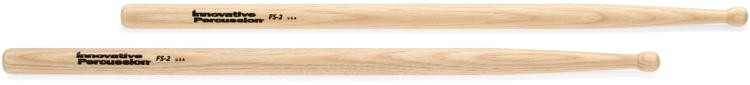 Innovative Percussion FS-2 Field Series Marching Drumsticks - Model #2 - Hickory - Reverse ...
