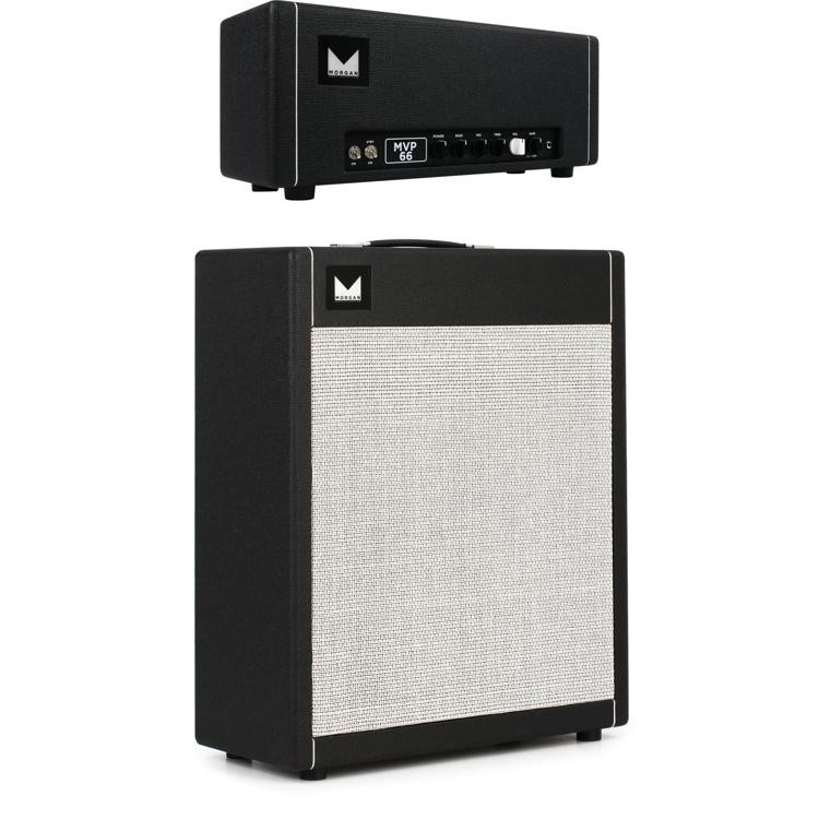 Morgan Amps MVP 66 50-watt Tube Head with 150-watt 2x12 Cabinet- Black ...