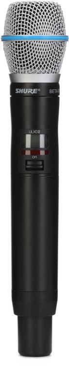 Shure ULXD2/B87A Wireless Handheld Microphone Transmitter - V50 Band | Sweetwater