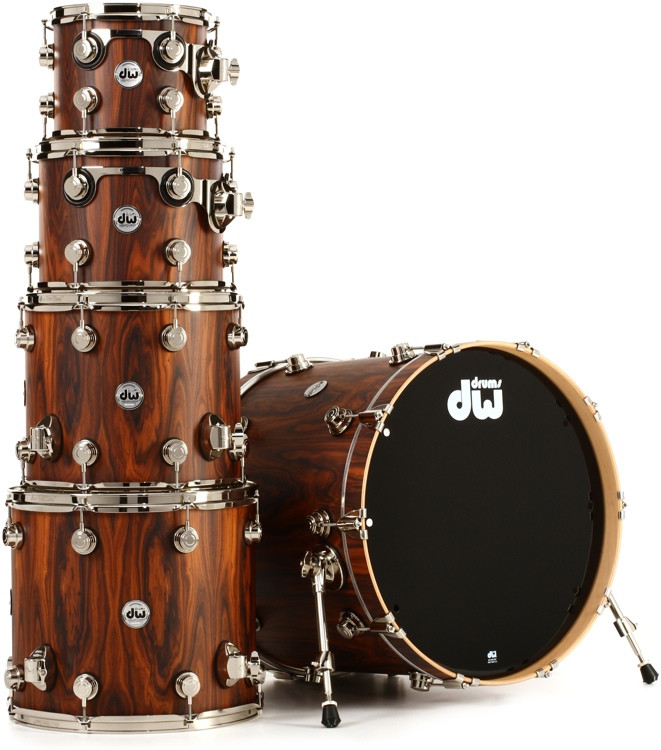 DW Collector's Series Exotic 5-piece Shell Pack - Hard Satin over ...