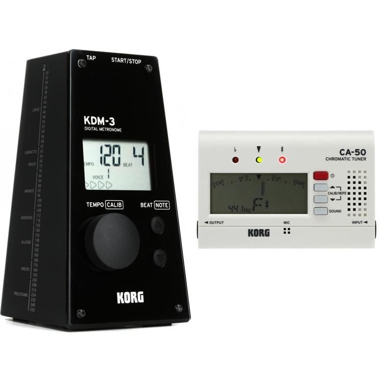 Korg KDM-3 Digital Metronome and Chromatic Tuner Bundle | Sweetwater