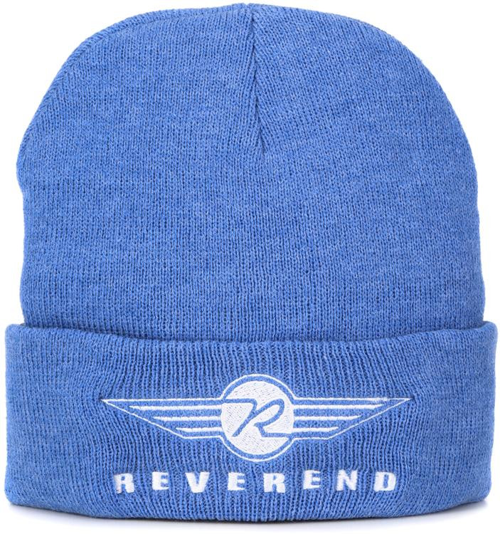 Reverend Logo Beanie - Heather Chronic Blue | Sweetwater