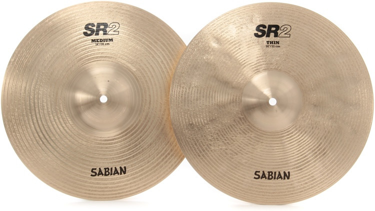 Sabian SR2 Series Hi-hat Cymbals - 14" | Sweetwater
