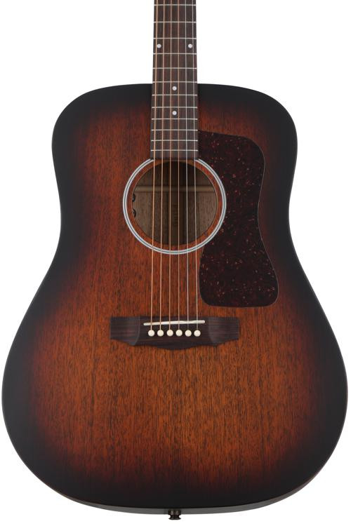 Guild D-20E Acoustic-Electric Guitar - Vintage Sunburst | Sweetwater