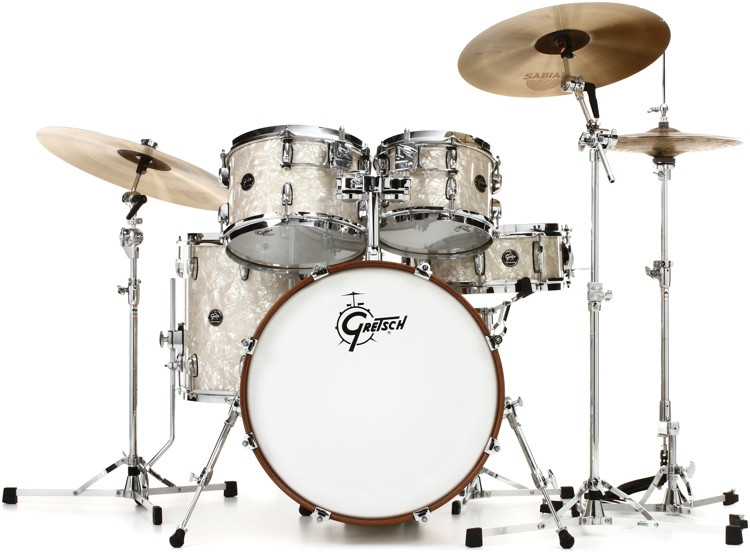 Gretsch Drums Renown 5pc Shell Pack with 20" Kick and Snare Drum ...