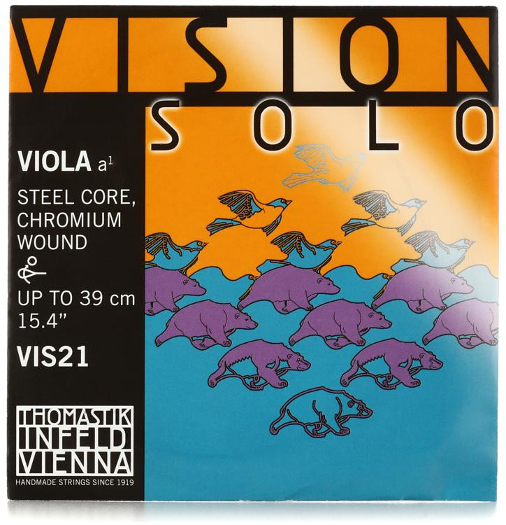 Thomastik-Infeld VIS21 Vision Solo Viola A String - 4/4 Size Chrome | Sweetwater