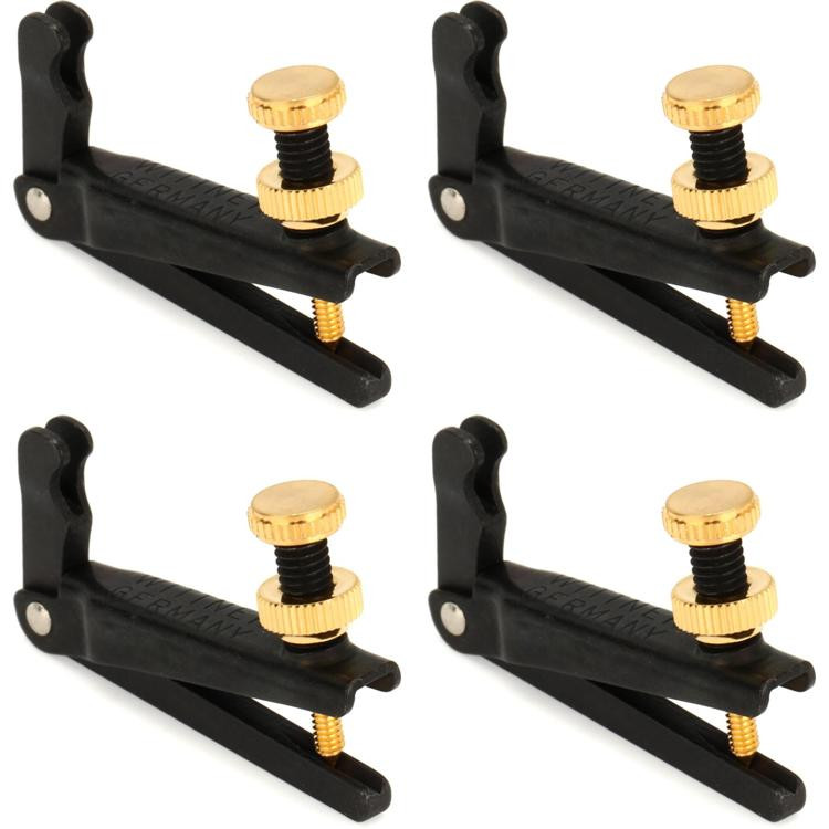 Wittner Stable-style Fine Tuner for 15-inch+ Viola (4-Pack) - Black ...