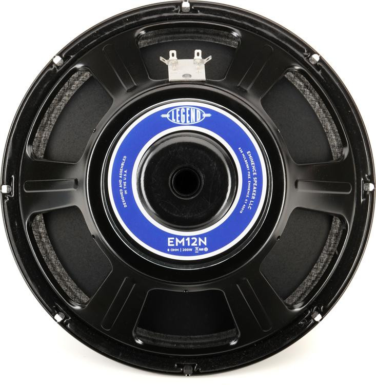 Eminence Legend EM12N 12 inch 200-watt 8-Ohm Replacement Speaker Ohm ...