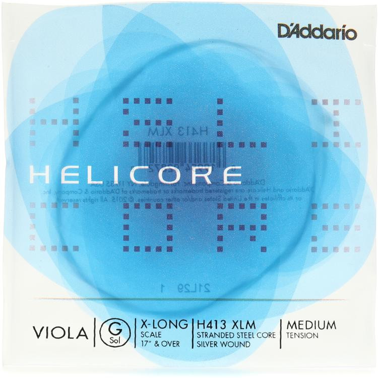 D'Addario Helicore Viola G String - Extra-long Size | Sweetwater