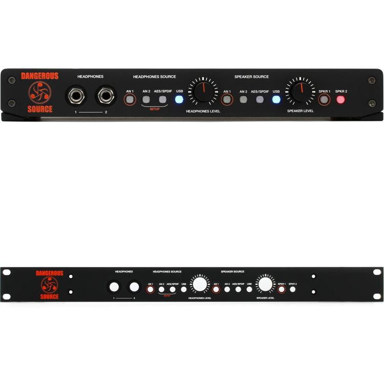 Dangerous Music SOURCE Monitor Controller with Rackmount Kit | Sweetwater