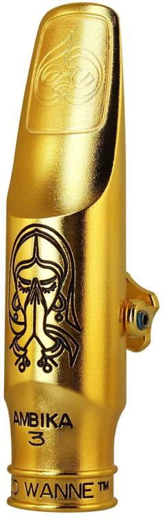 Theo Wanne AM3-TG6S Ambika 3 Tenor Saxophone Mouthpiece - 6* Gold-plated | Sweetwater