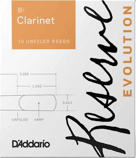 D'Addario Reserve Evolution Bb Clarinet Reeds - 5.0 (10-pack) | Sweetwater