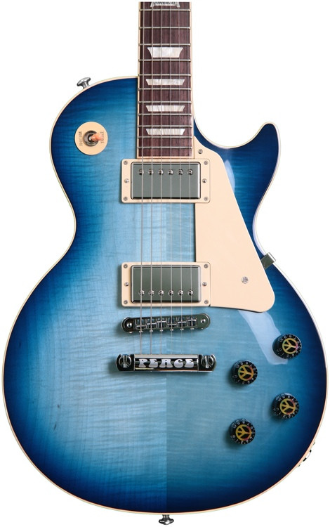 Gibson Les Paul Peace Min-ETune - Tranquility Blue Burst | Sweetwater