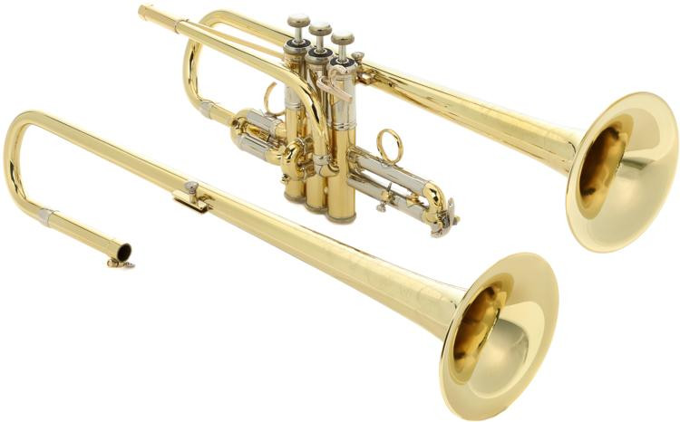 Bach ADE190 Stradivarius Artisan Professional Eb/D Trumpet - Clear ...