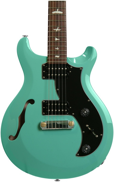 PRS S2 Mira Semi-Hollow with Birds - Seafoam Green | Sweetwater