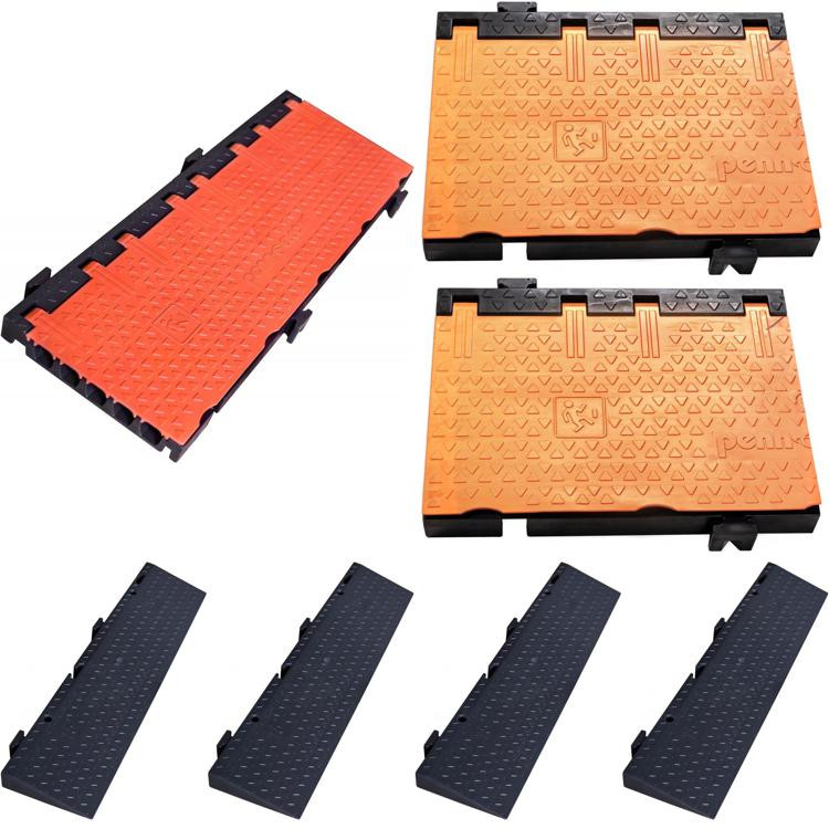 Penn Elcom Cross 5 Cable Protector 78" Bundle - Orange | Sweetwater