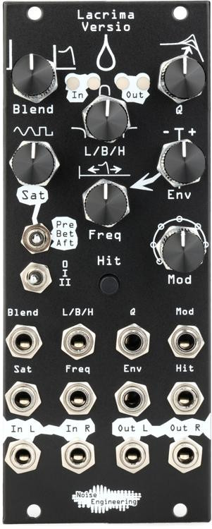 Noise Engineering Lacrima Versio Autowah and Distortion Eurorack Module - Black | Sweetwater