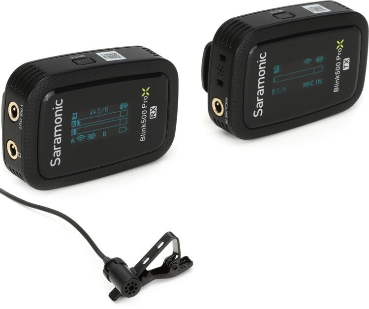 Saramonic Blink500 ProX B1 Clip-On Wireless Microphone System - Black ...