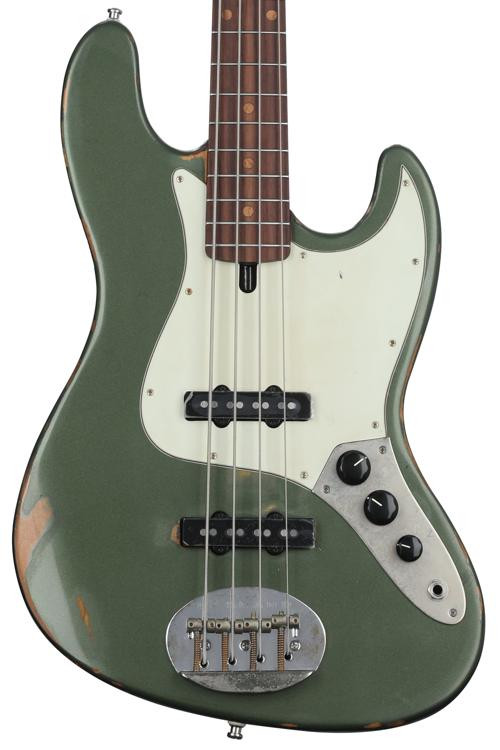 Lakland USA Classic 44-60 Aged Bass Guitar - Sherwood Green, Sweetwater ...