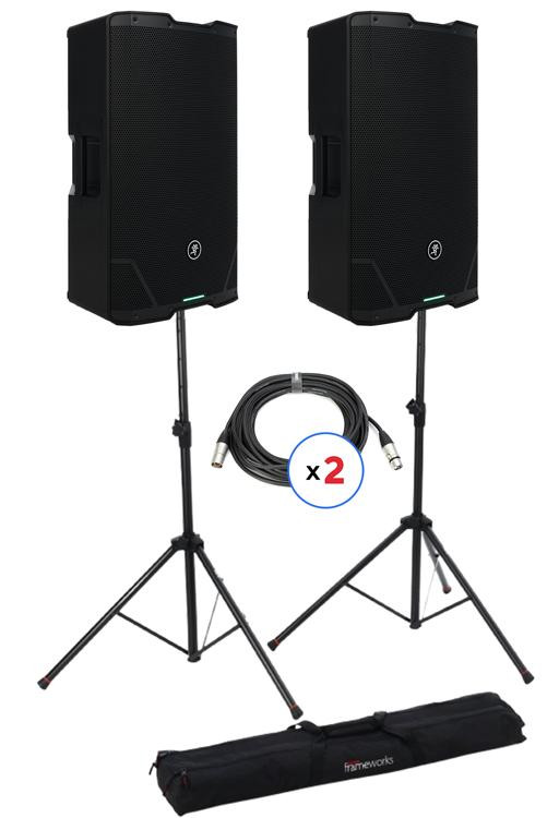 Mackie SRT215 15-inch 1600-watt Professional Powered Loudspeaker (Pair ...