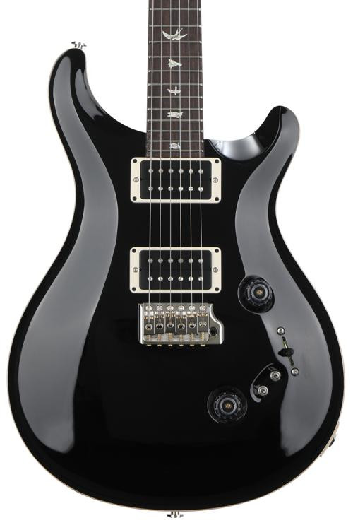 PRS Custom 24-08 - Black with Pattern Regular Neck | Sweetwater