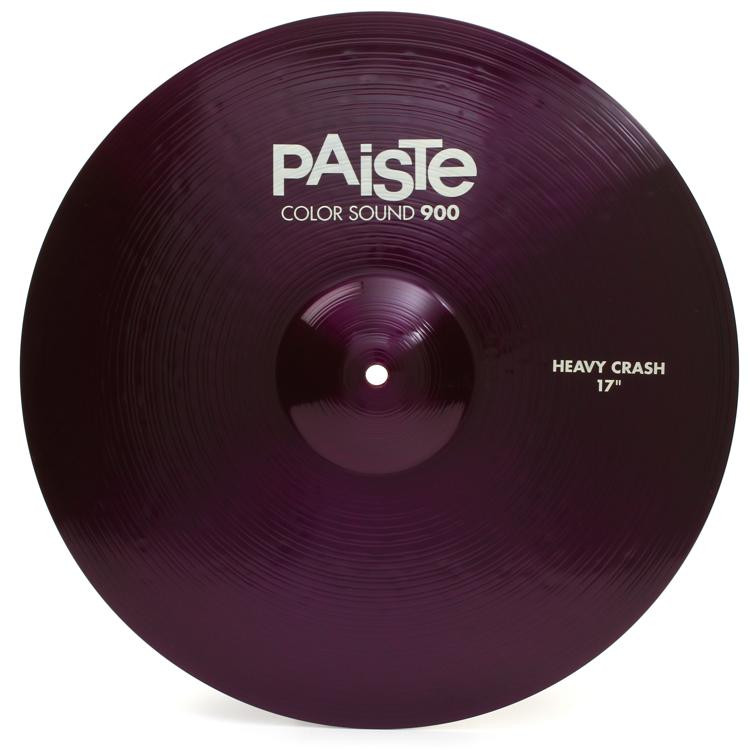 Paiste 17 inch Color Sound 900 Purple Heavy Crash Cymbal | Sweetwater