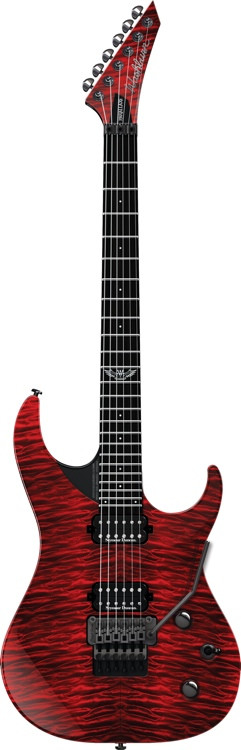 Washburn Parallaxe PXS10FRQTR - Trans Red Quilt | Sweetwater