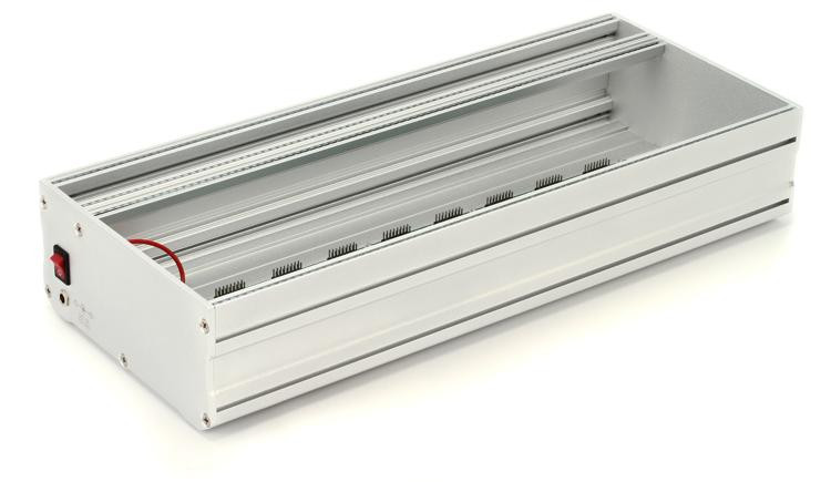 Intellijel CASE-4U-84HP Silver Eurorack Case with Power Supply | Sweetwater