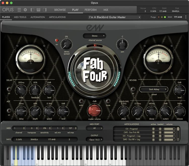 EastWest Fab Four Virtual Instrument Software | Sweetwater