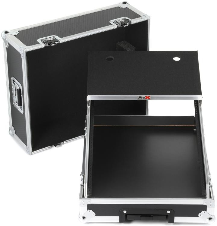 ProX 14U Top-mount Slanted Mixer Case for 16-channel Mixer with Laptop ...