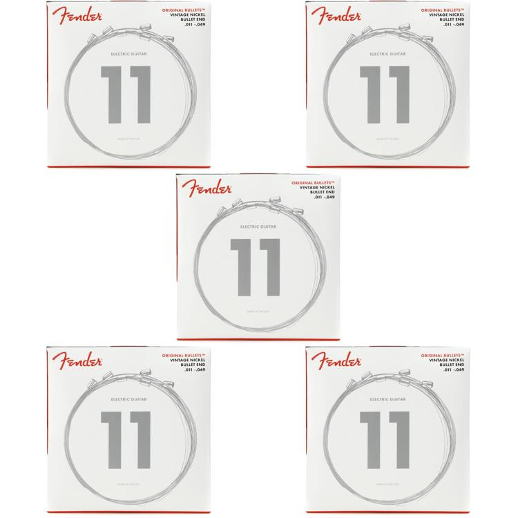 Fender 3150M Original Bullets Pure Nickel Electric Strings - .011-.049 ...