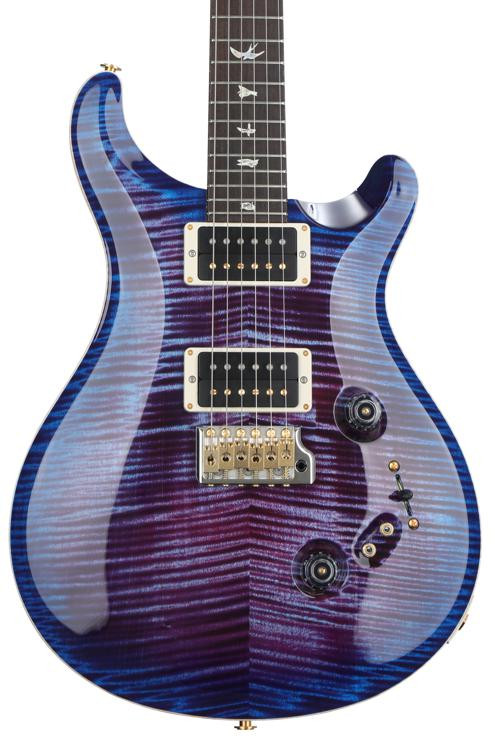 PRS Custom 24-08 10-Top - Violet Blue Burst with Pattern Thin Neck ...