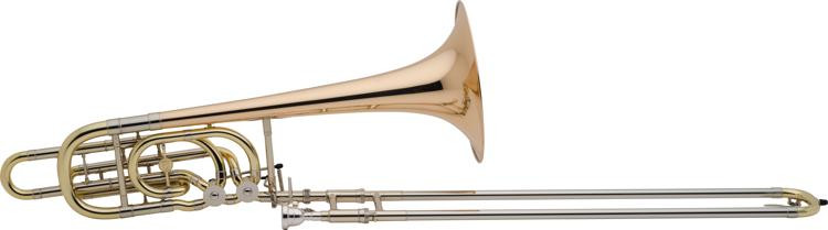 Holton TR181 Professional Bass Trombone - Lacquer with Rose Brass Bell ...