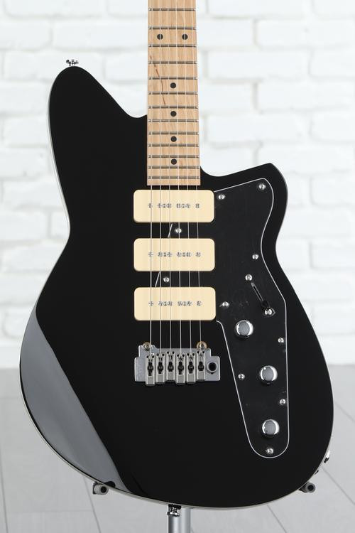 Reverend Jetstream 390 Solidbody Electric Guitar - Midnight Black ...