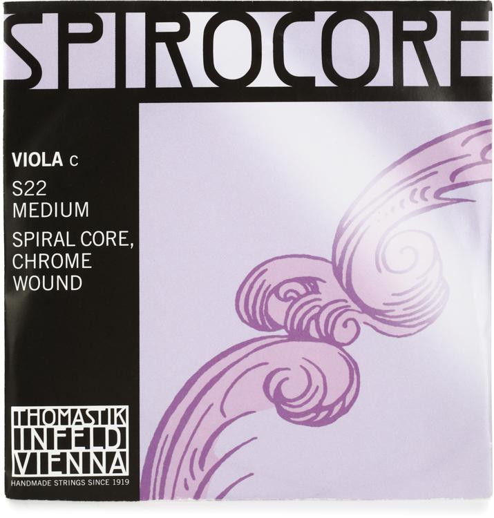 Thomastik-Infeld S22 Spirocore Viola C String - 4/4 Chrome Wound | Sweetwater