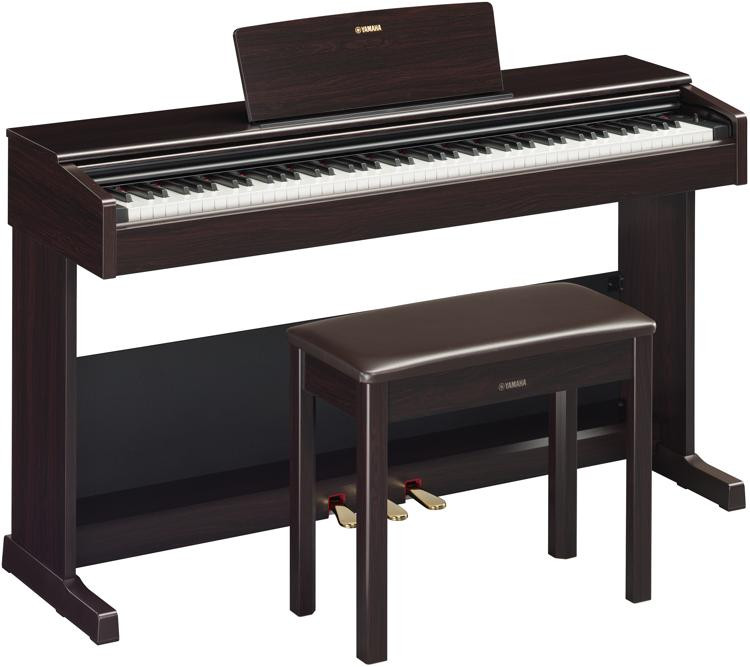 Yamaha Arius YDP-105R Digital Piano with Bench - Rosewood | Sweetwater
