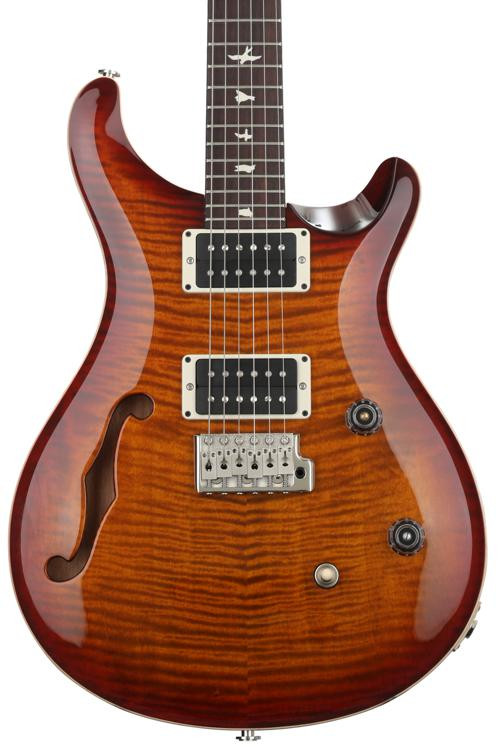 PRS CE 24 Semi-Hollow - Dark Cherry Sunburst | Sweetwater