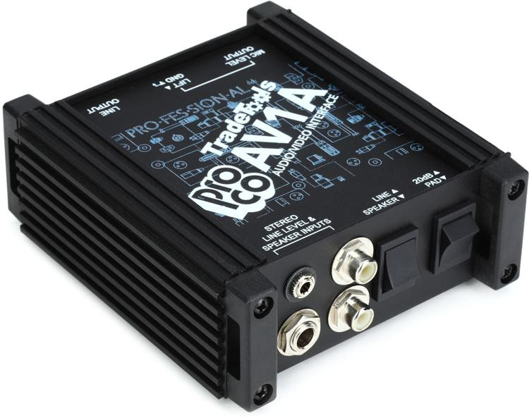 Pro Co AV-1A Audio/Video Interface | Sweetwater