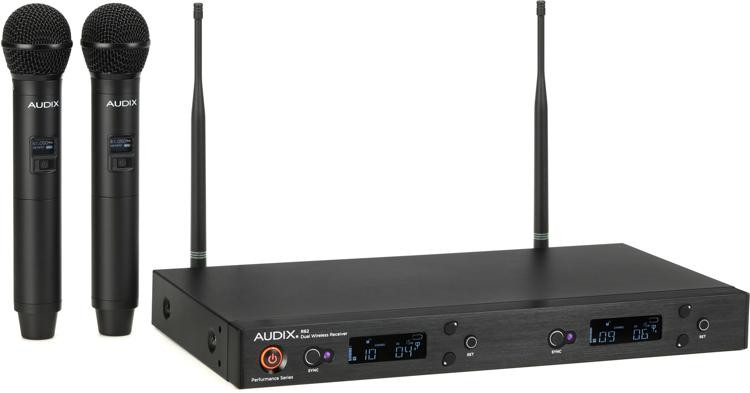 Audix AP62 OM2 Dual Handheld Wireless Microphone System | Sweetwater