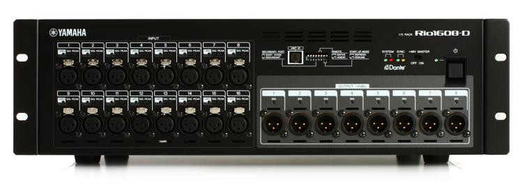 Yamaha Rio1608-D Rio Series 16-input / 8-output Remote Stage Box ...